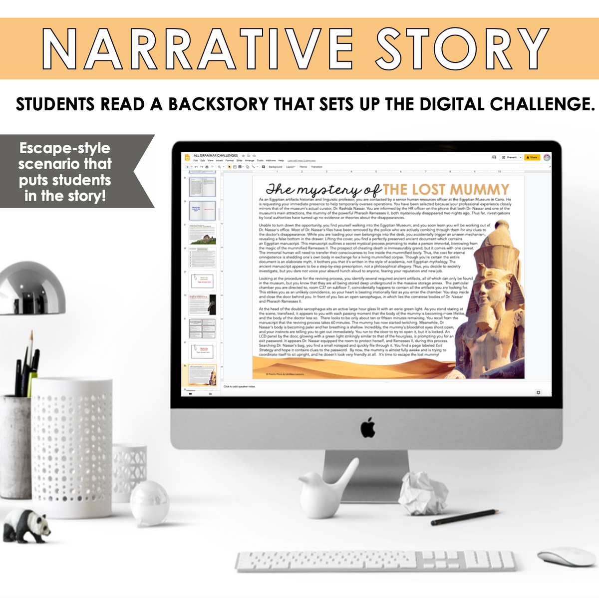 Commas in Compound Sentences FANBOYS Digital Escape Room Game, Slides ...