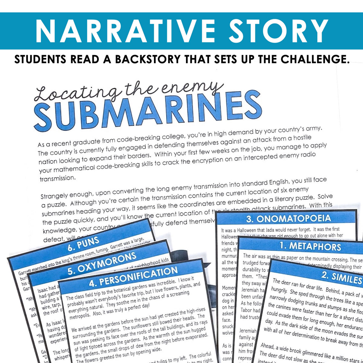 Figurative Language Presentation & Escape Room Close Reading Challenge ...