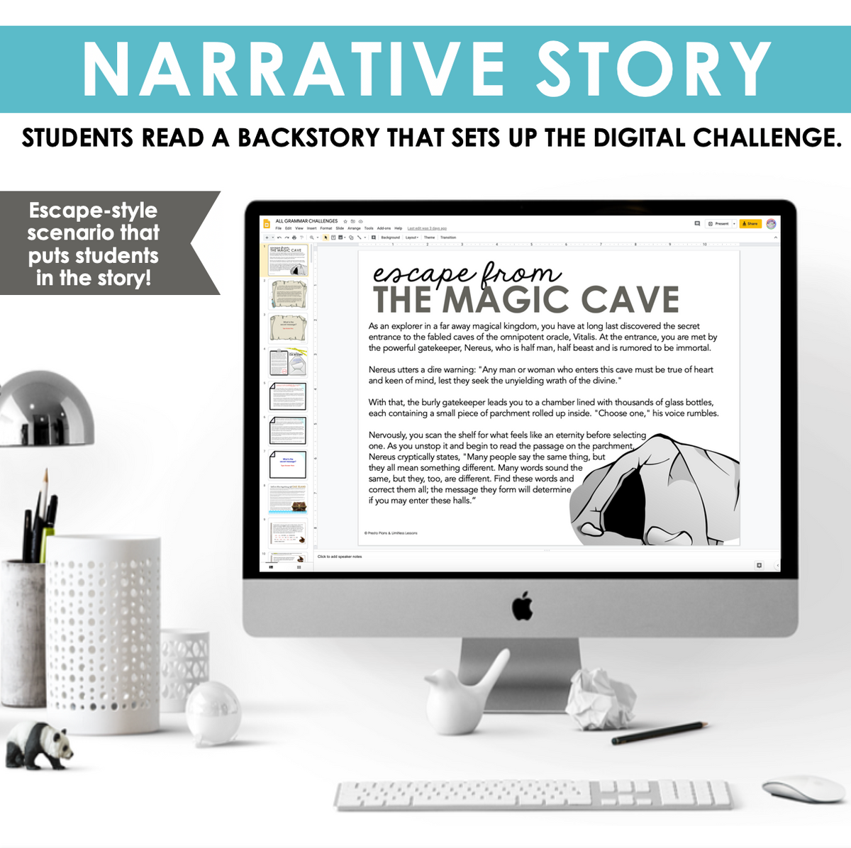 Homophones Escape Room Digital Grammar Activity, Google Slides, and Qu ...