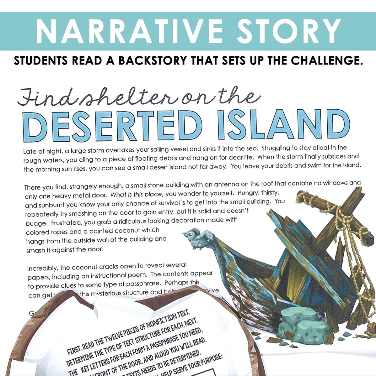 Nonfiction Text Structures Slides & Informational Escape Room Reading ...