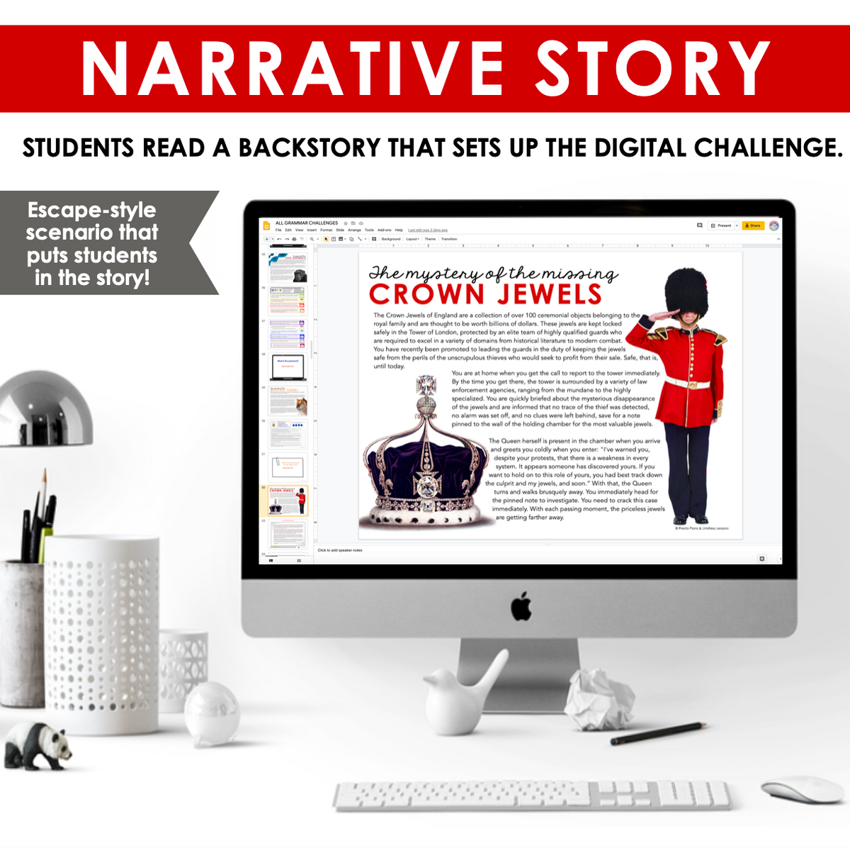 Semicolons Escape Room Punctuation Digital Activity, Google Slides, an ...