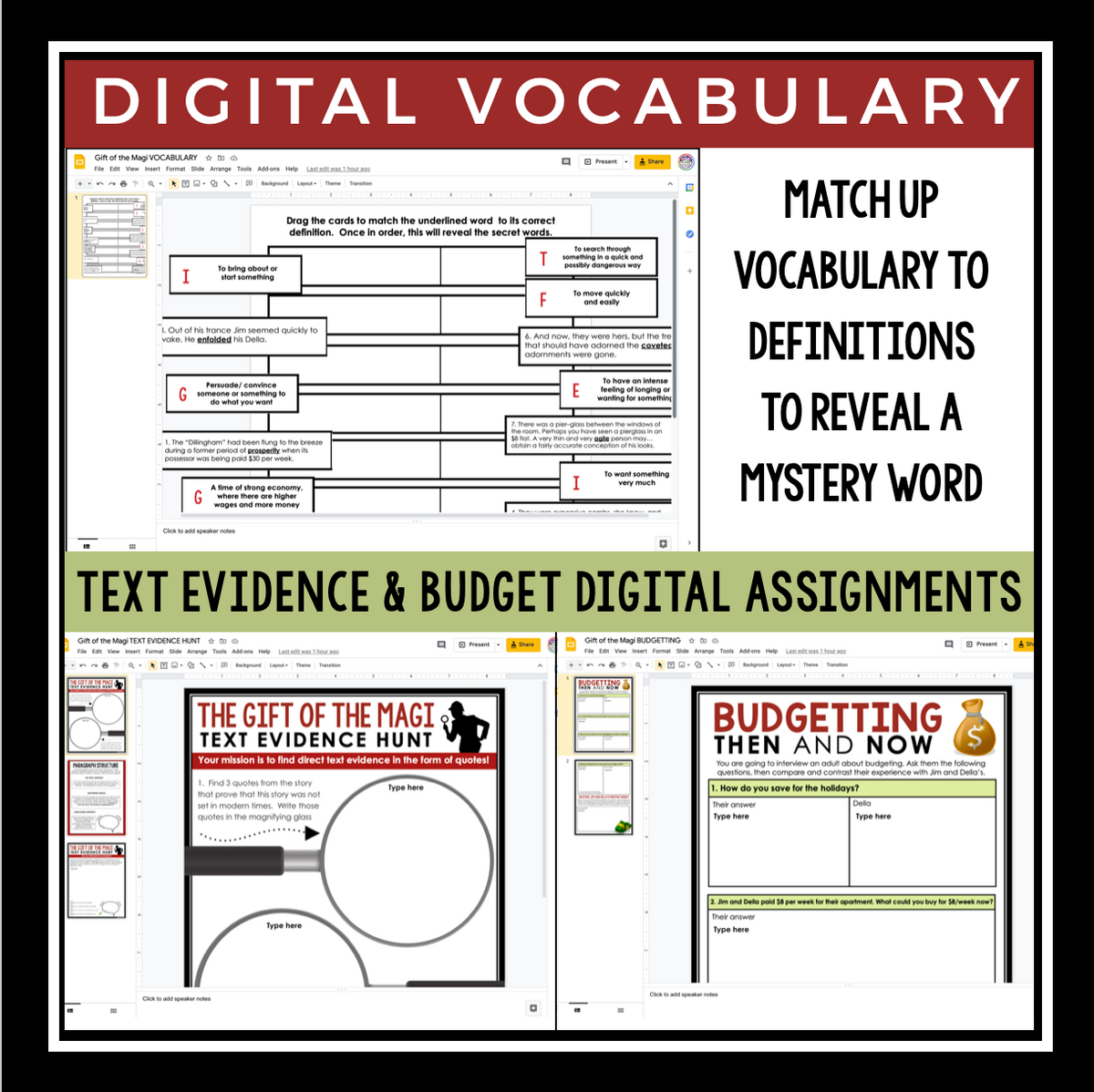 THE GIFT OF THE MAGI BY O. HENRY DIGITAL SHORT STORY RESOURCES – Presto ...