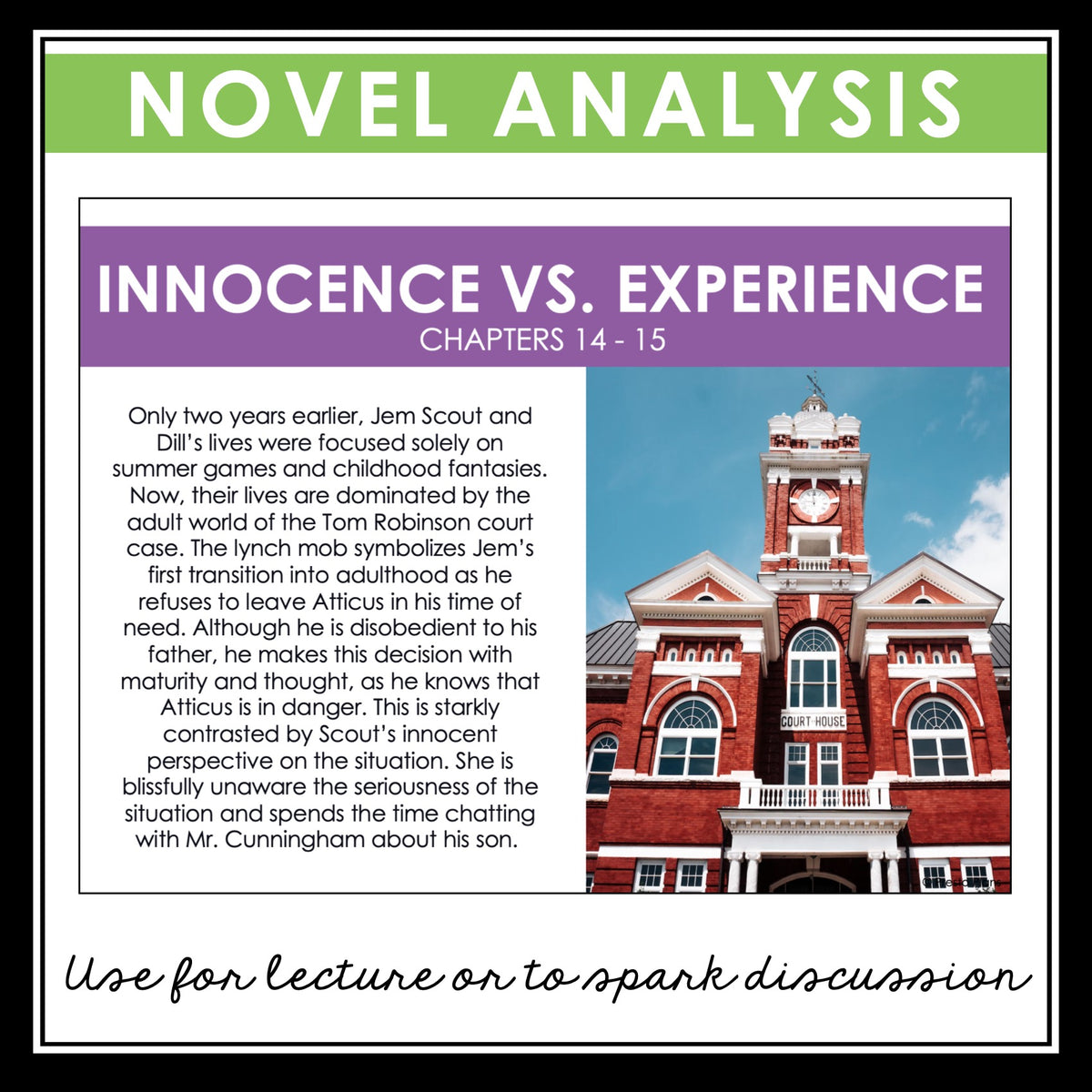 To Kill a Mockingbird Analysis Notes - Presentation Analyzing Literary ...