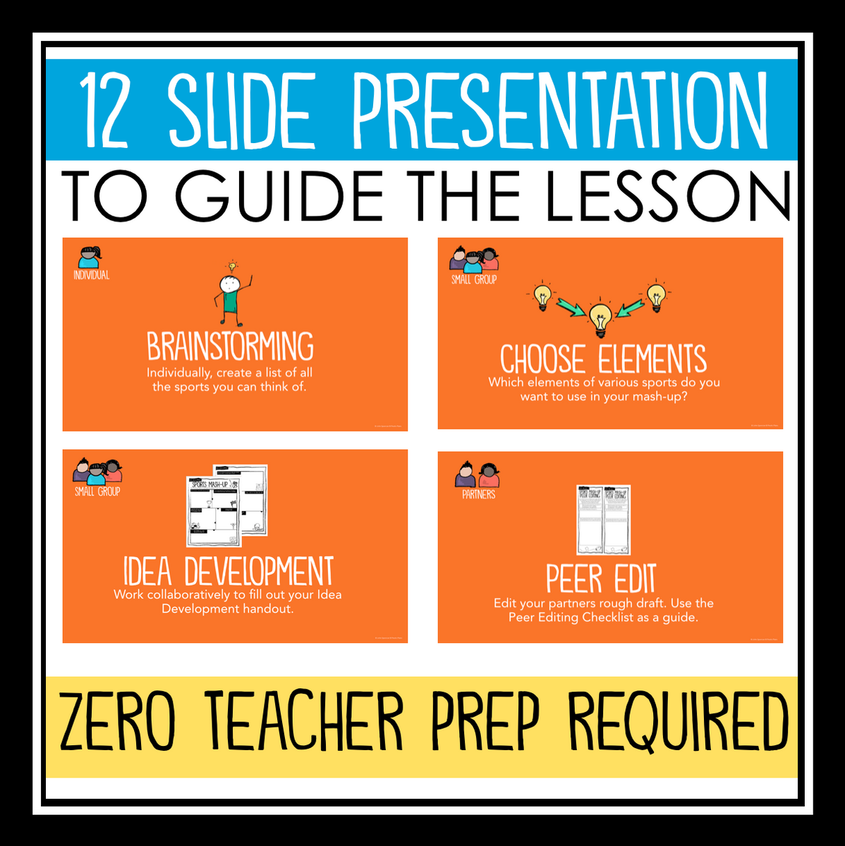 Back to School Team Building Writing Activity - Sports Mash-Up Assignm ...