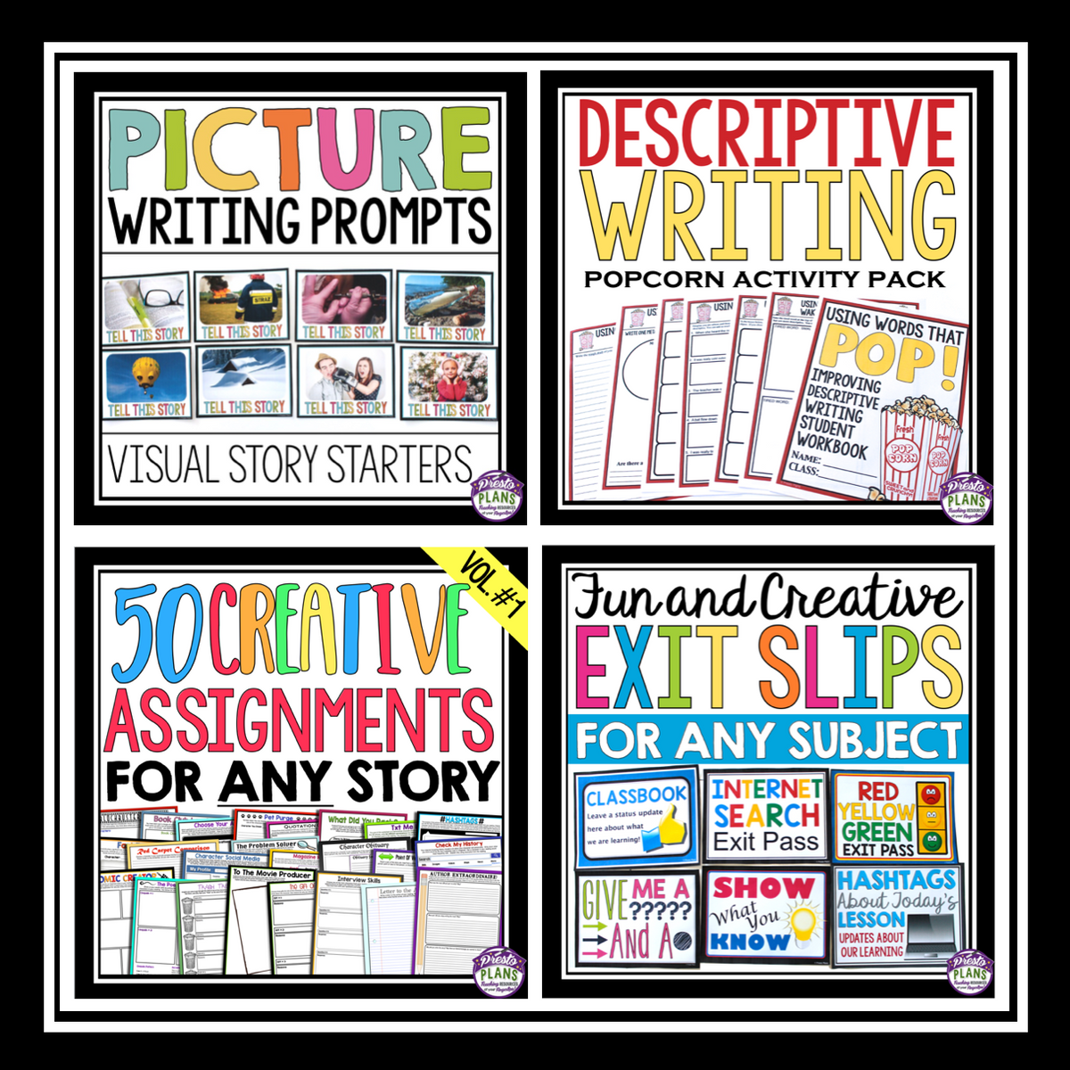 ENGLISH LANGUAGE ARTS RESOURCE BUNDLE – Presto Plans