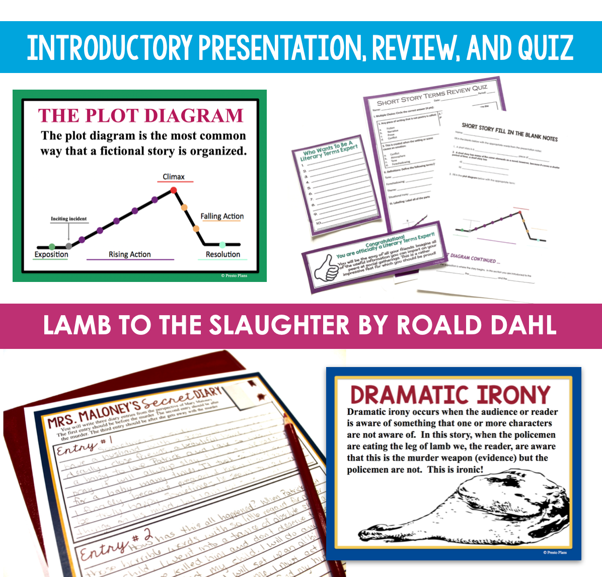 SHORT STORY UNIT PLAN – Presto Plans