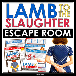 Lamb to the Slaughter Escape Room Activity – Roald Dahl Short Story Re ...
