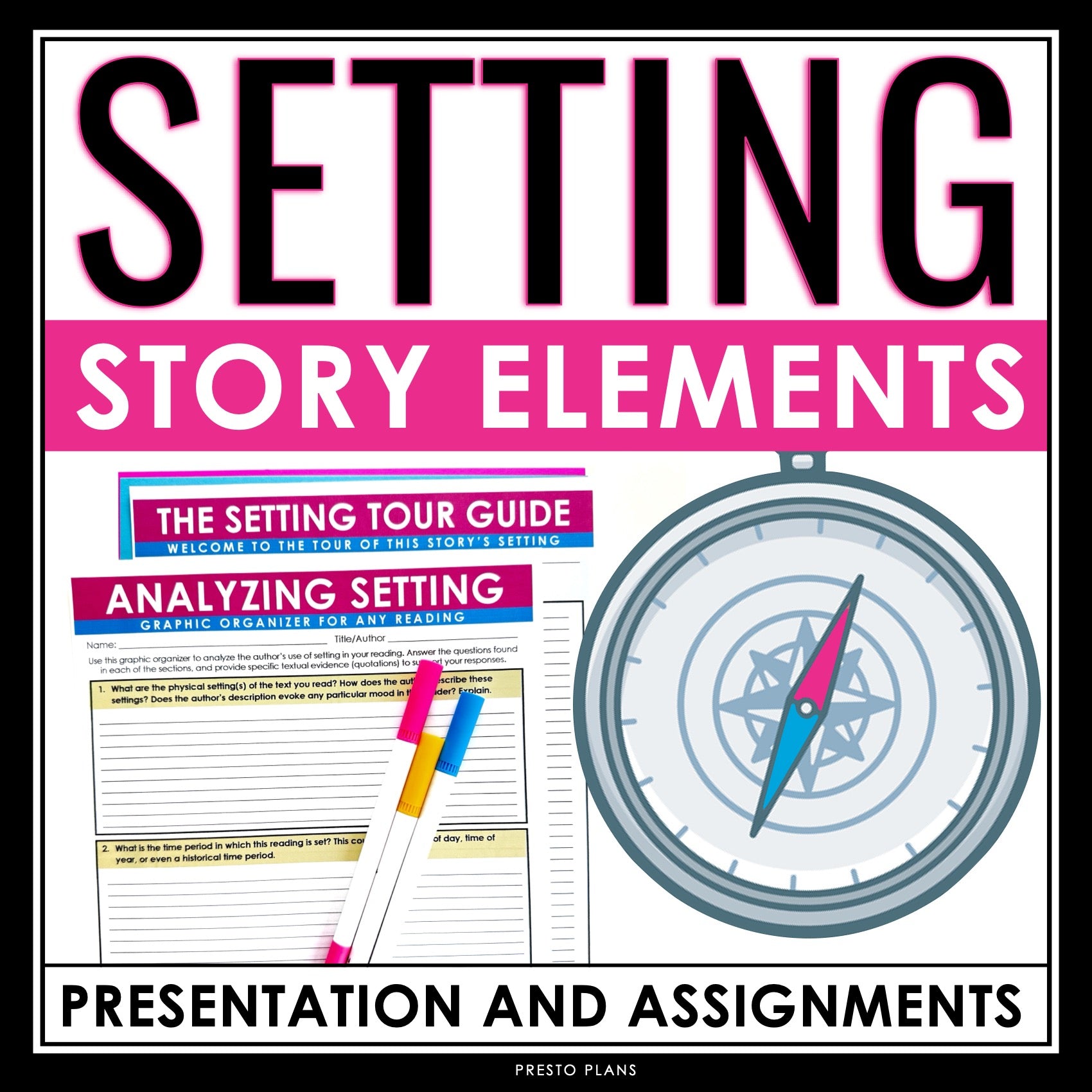 Story Elements Graphic Organizer Setting