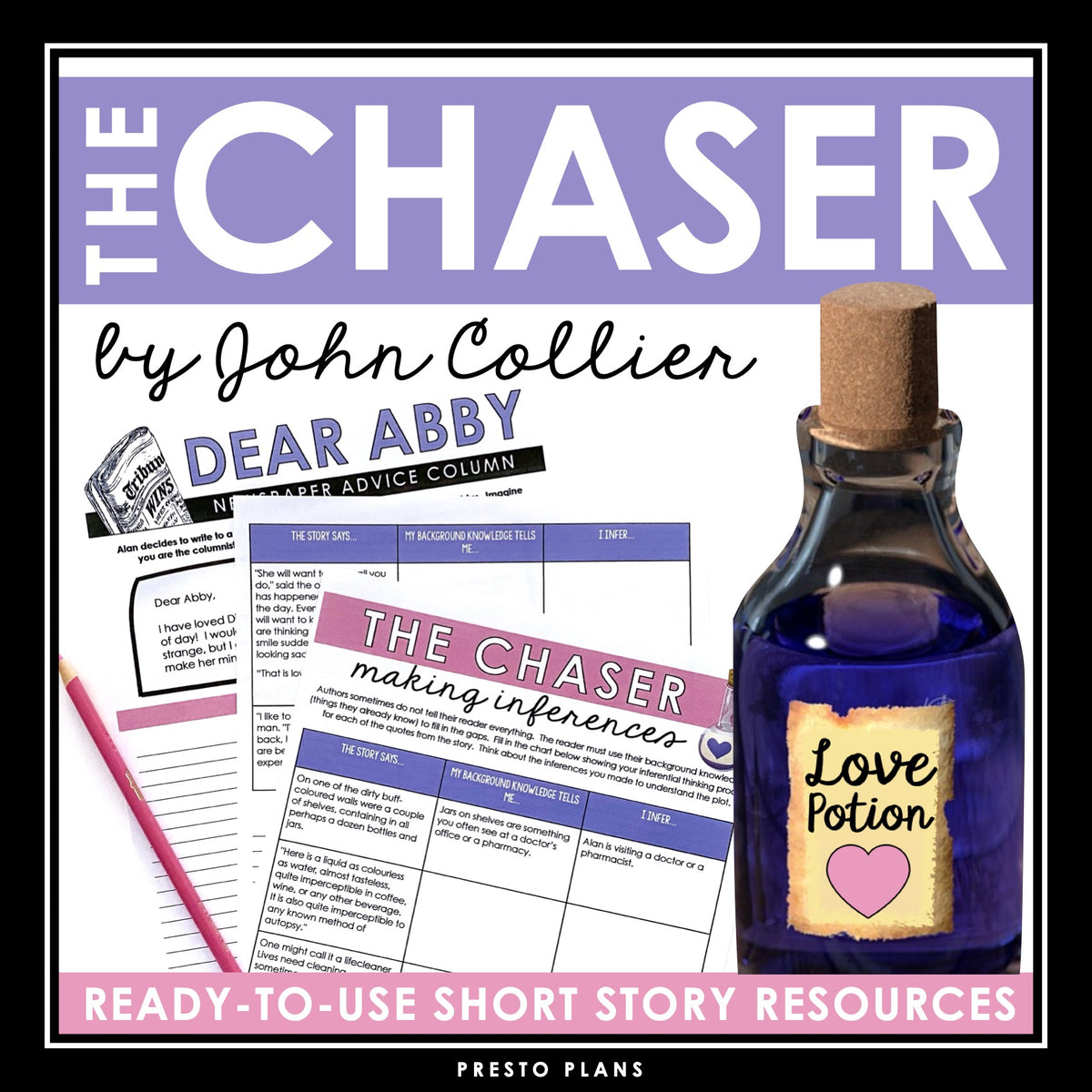 The Chaser by John Collier - Short Story Unit Slides, Assignments, Act ...