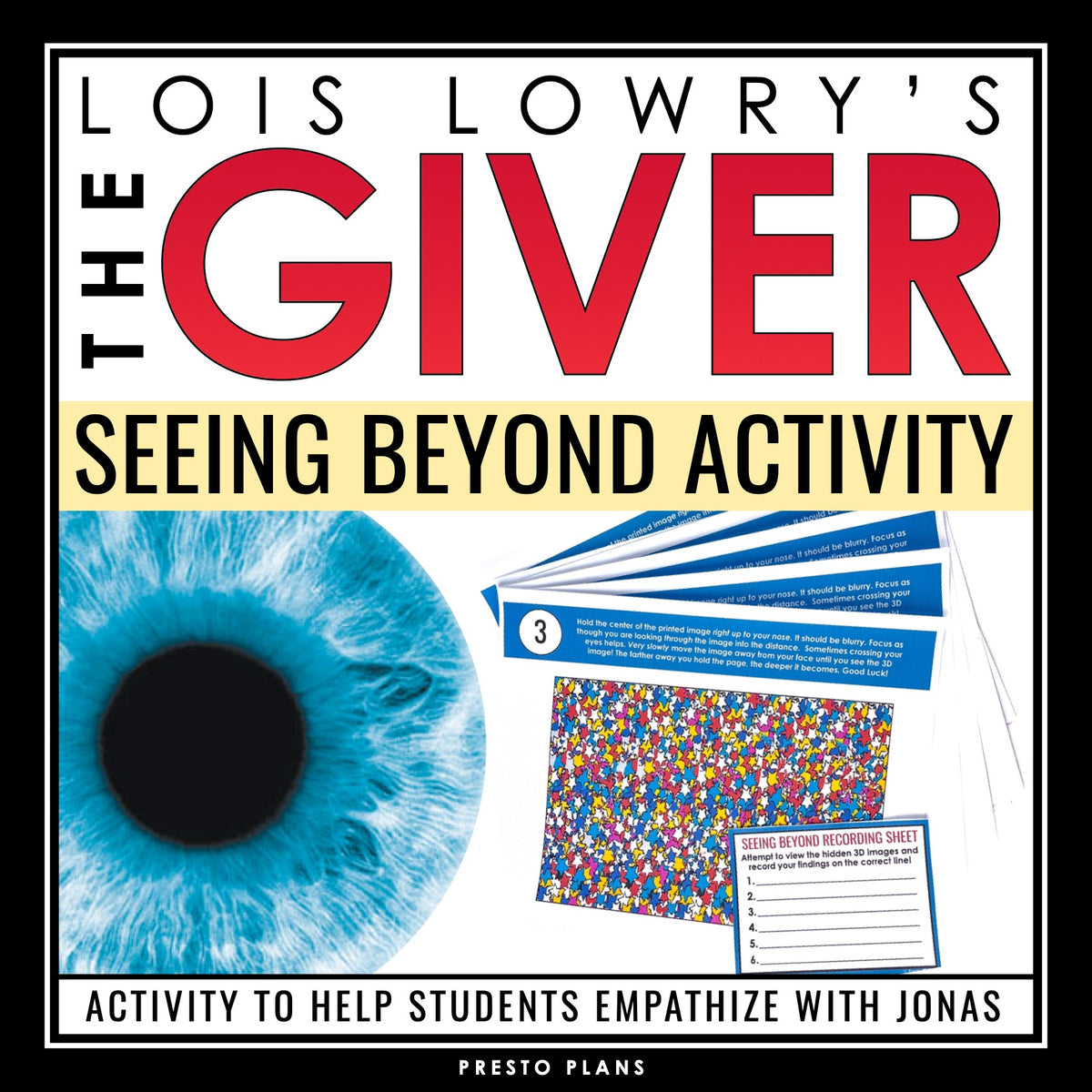 The Giver Activity - Seeing Beyond Optical Illusion Activity for the N ...
