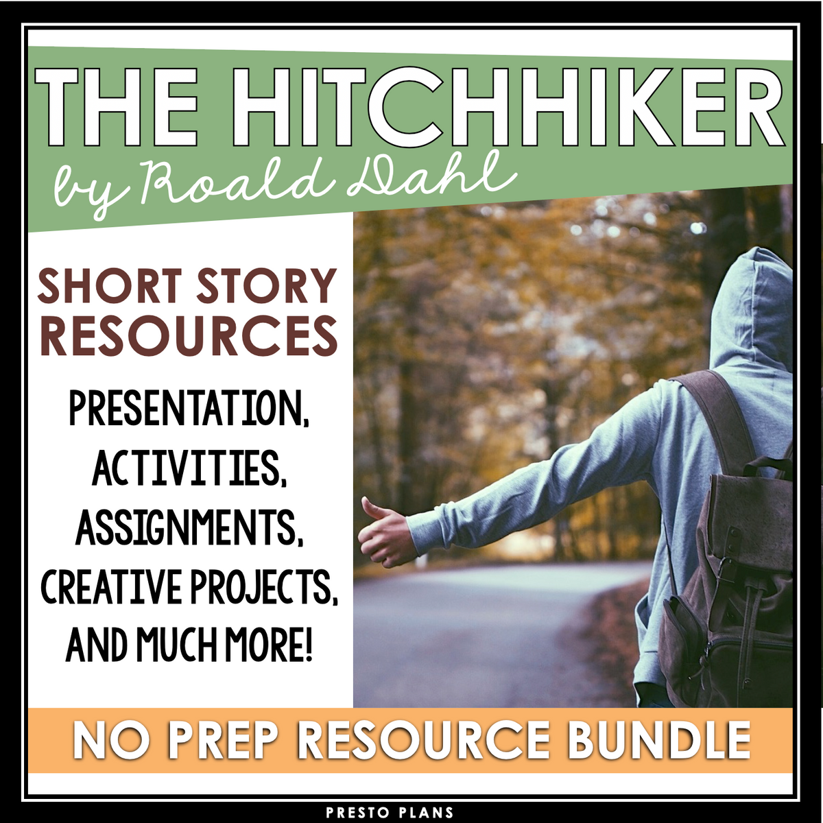 The Hitchhiker by Roald Dahl - Short Story Unit Slides, Assignments, A ...