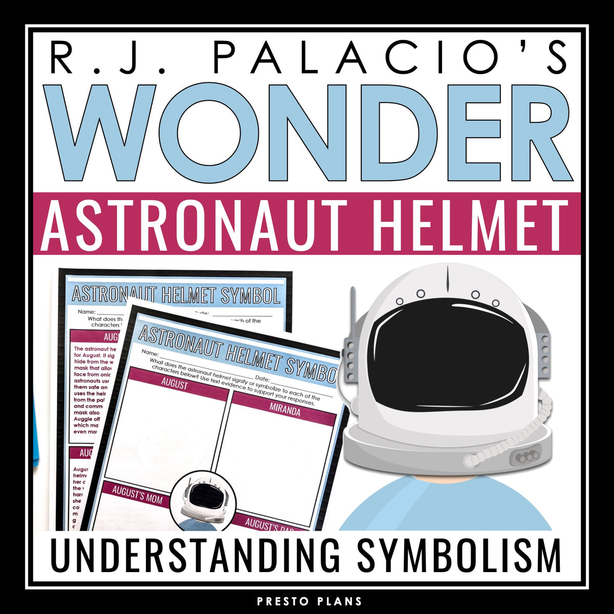 Wonder Symbolism Assignment - Analyzing August's Astronaut Helmet ...