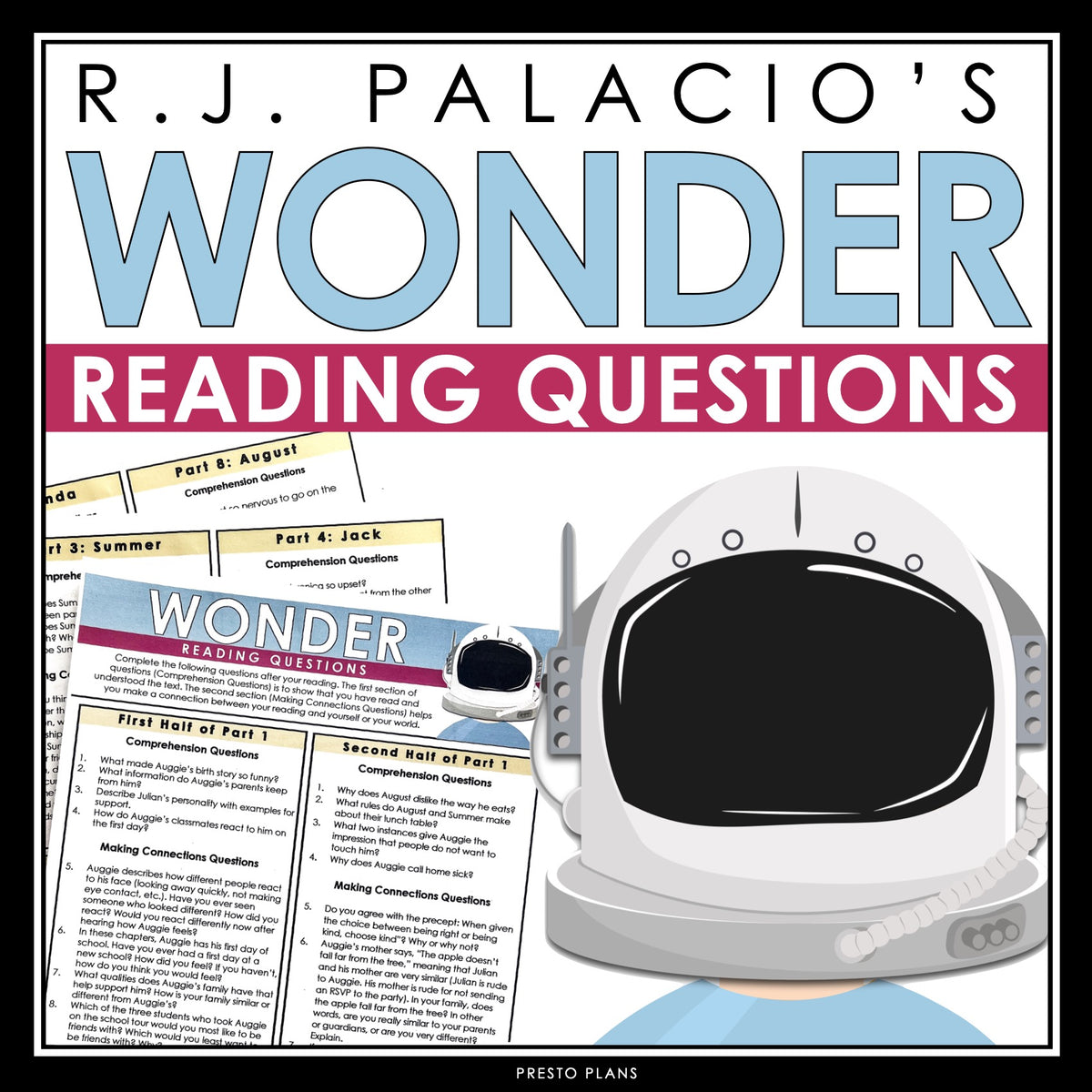 Wonder Questions - Comprehension and Text Connections Reading Chapter ...