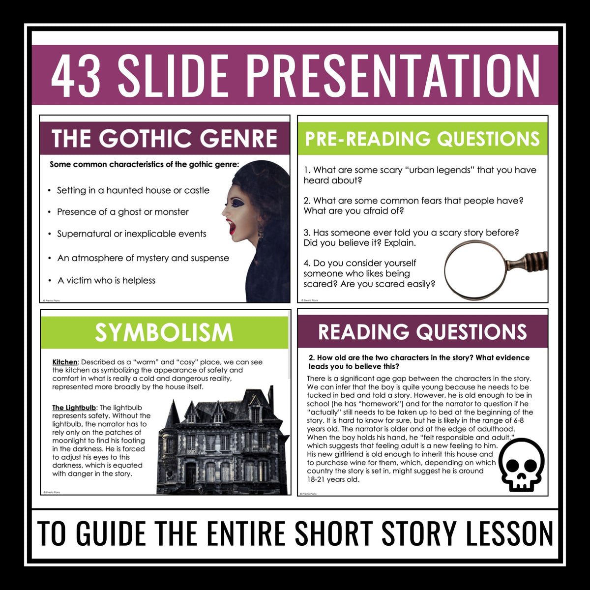 Click Clack the Rattlebag by Neil Gaiman - Short Story Unit Lesson & A ...