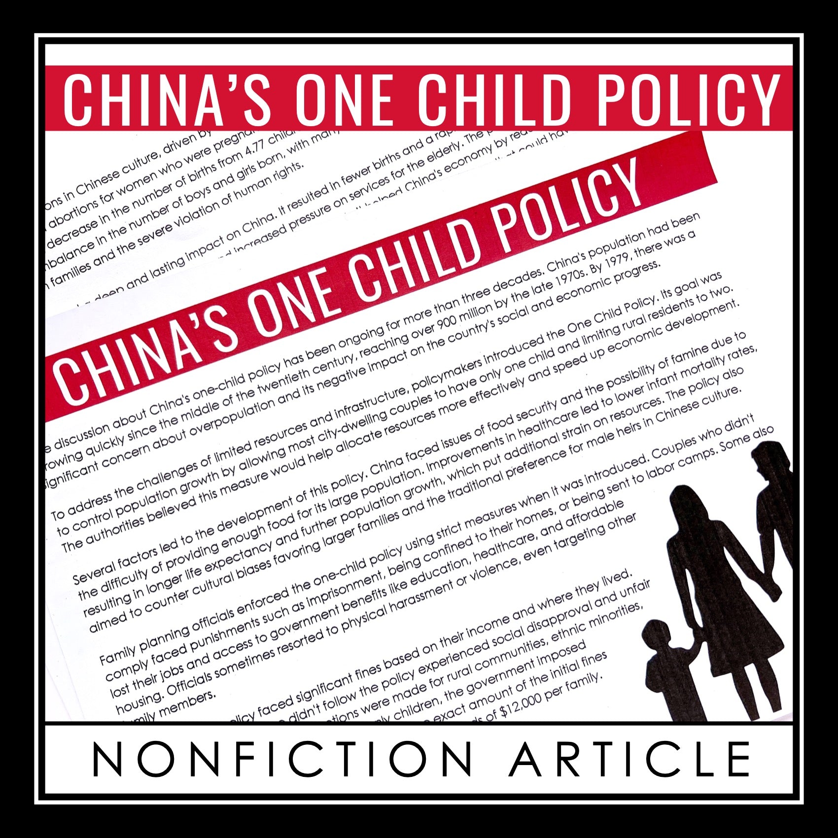 One Child Policy Signs