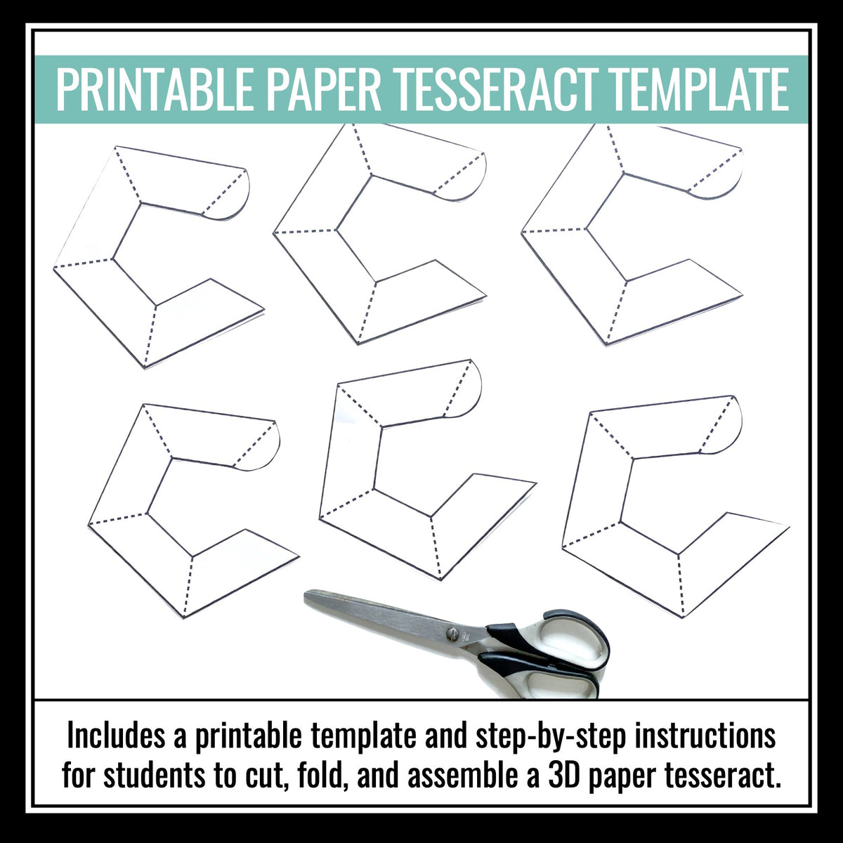 A Wrinkle in Time Activity - Build A Tesseract Novel Craft Creative As ...
