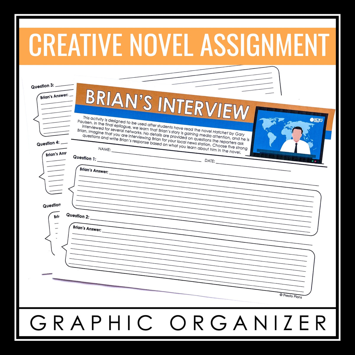 Hatchet Character Analysis Assignment - Interview with Brian Role-Play ...