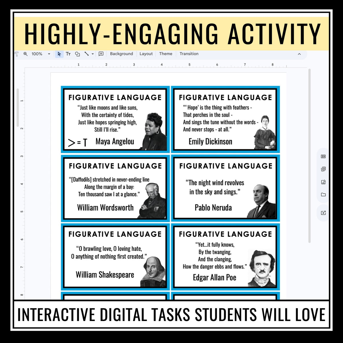 Poetry Escape Room Digital Activity – Poetic Form, Analysis, & Literar ...