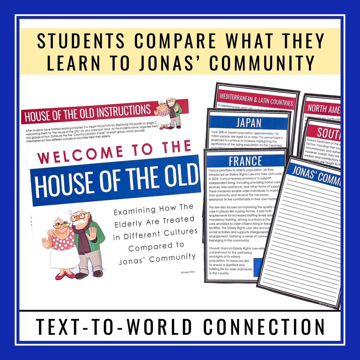 The Giver Activity - The House of the Old Elderly Treatment Novel Acti ...