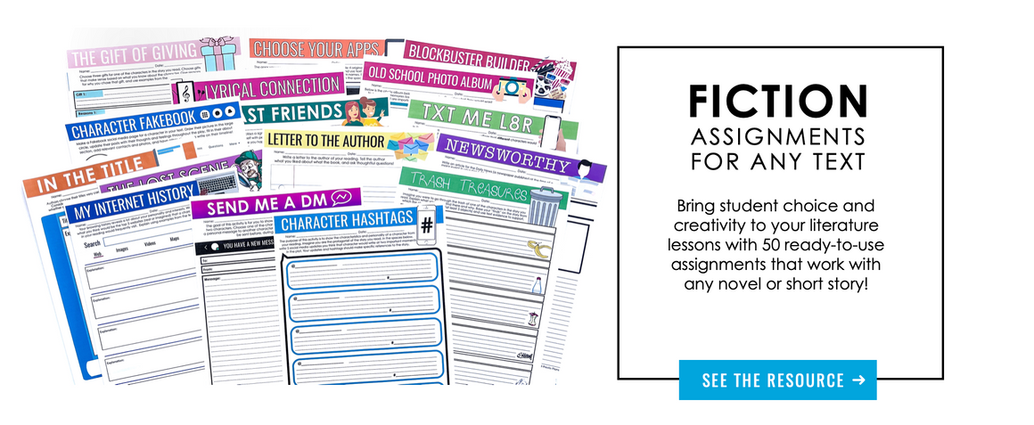 Presto Plans - Middle and High School English Teacher Resources