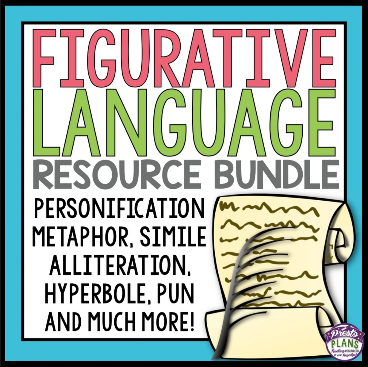 FIGURATIVE LANGUAGE ACTIVITIES, ASSIGNMENTS, & TASK CARDS BUNDLE ...