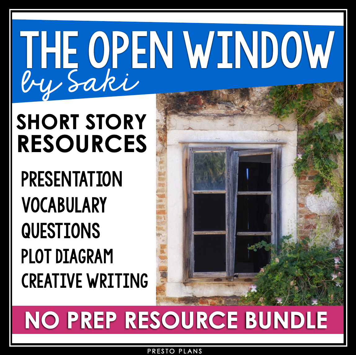 THE OPEN WINDOW BY SAKI PRESENTATION & ASSIGNMENTS – Presto Plans