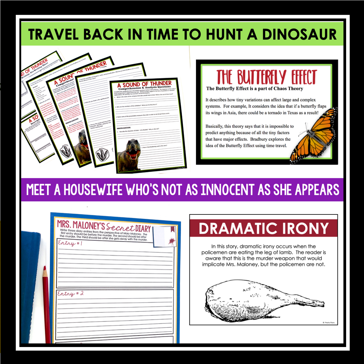 SHORT STORY UNIT: SCARY AND SURPRISING STORIES – Presto Plans