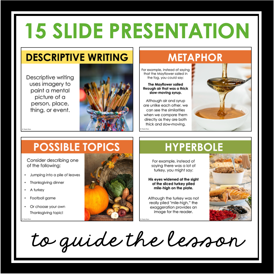 Descriptive Writing Examples For Kids