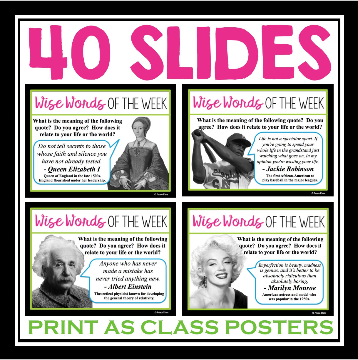 QUOTE BELL RINGERS: WISE WORDS OF THE WEEK – Presto Plans