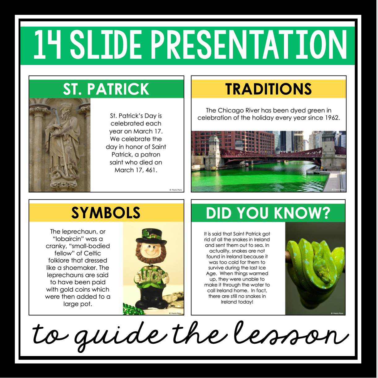 ST. PATRICK'S DAY HISTORY PRESENTATION – Presto Plans