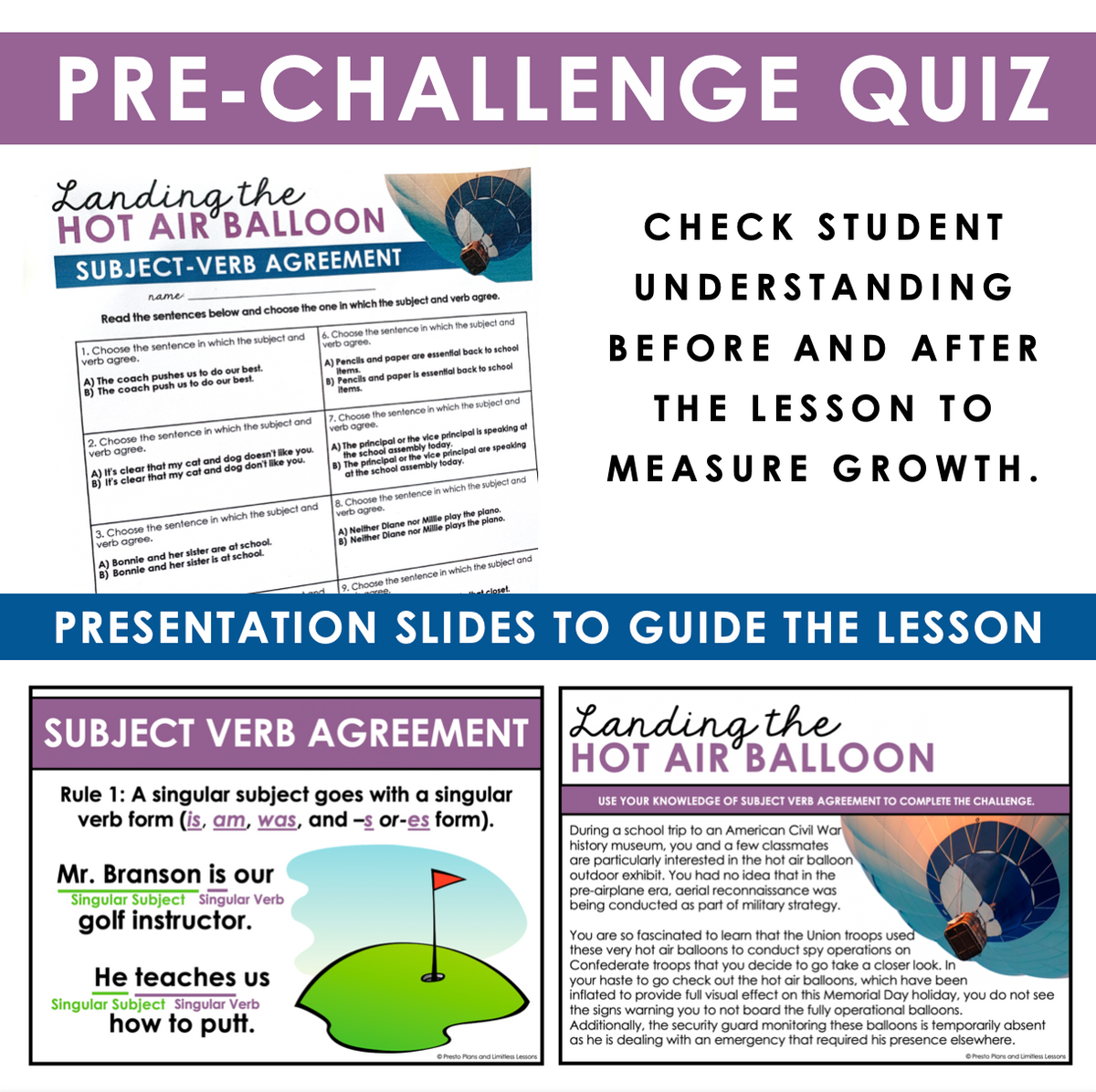 SUBJECT VERB AGREEMENT GRAMMAR ACTIVITY INTERACTIVE ESCAPE CHALLENGE ...