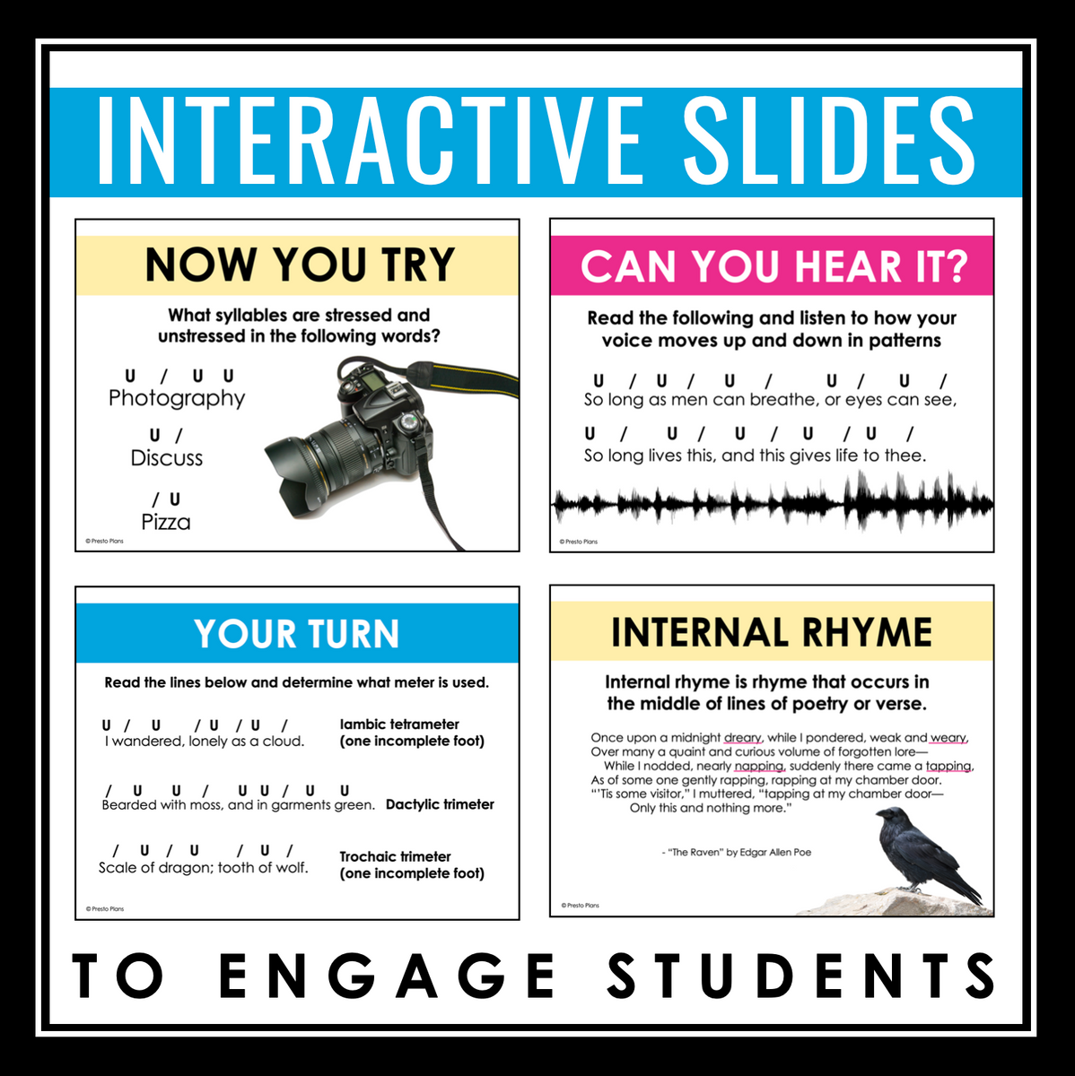 Meter and Rhyme in Poetry Presentation and Assignment - Poetic Form ...
