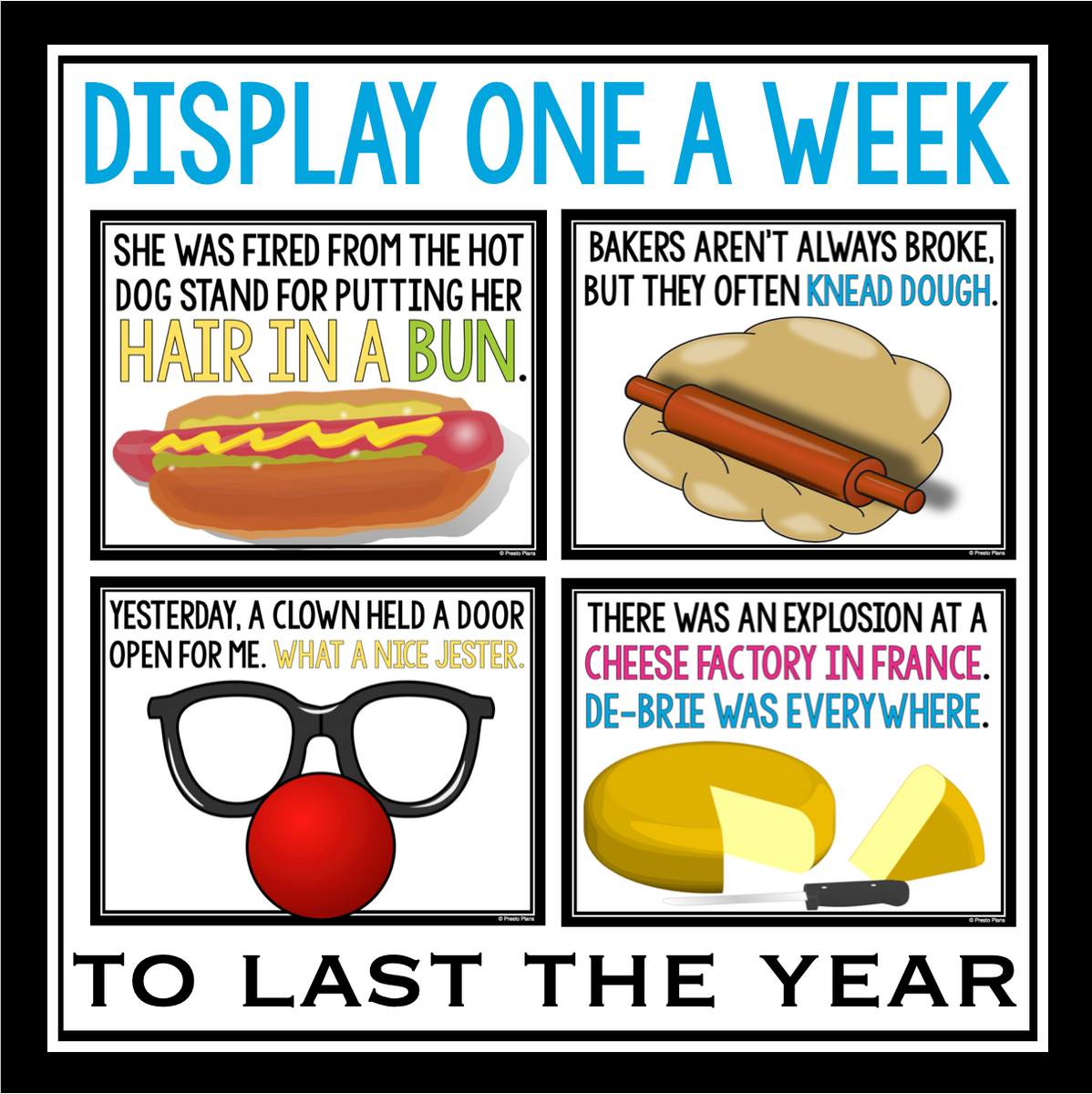 PUN CLASSROOM POSTERS – Presto Plans