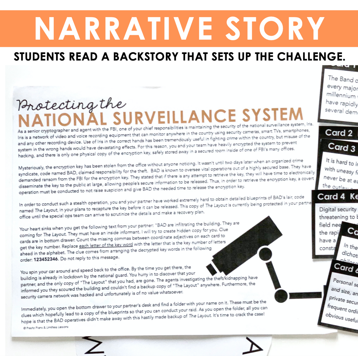 COORDINATE ADJECTIVES GRAMMAR ACTIVITY INTERACTIVE ESCAPE CHALLENGE ...