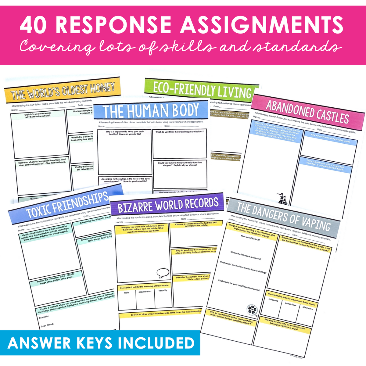 NONFICTION FULL YEAR ARTICLE OF THE WEEK: PRESENTATIONS & ACTIVITIES ...