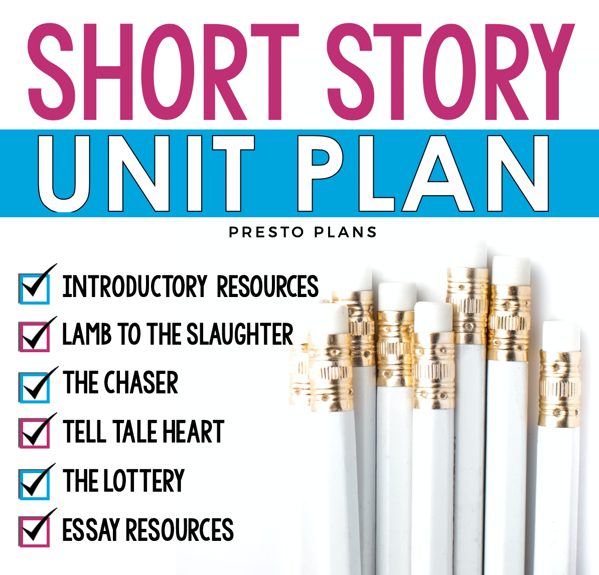 SHORT STORY UNIT PLAN – Presto Plans