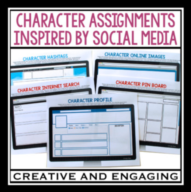 CHARACTER ANALYSIS SOCIAL MEDIA ASSIGNMENTS – Presto Plans